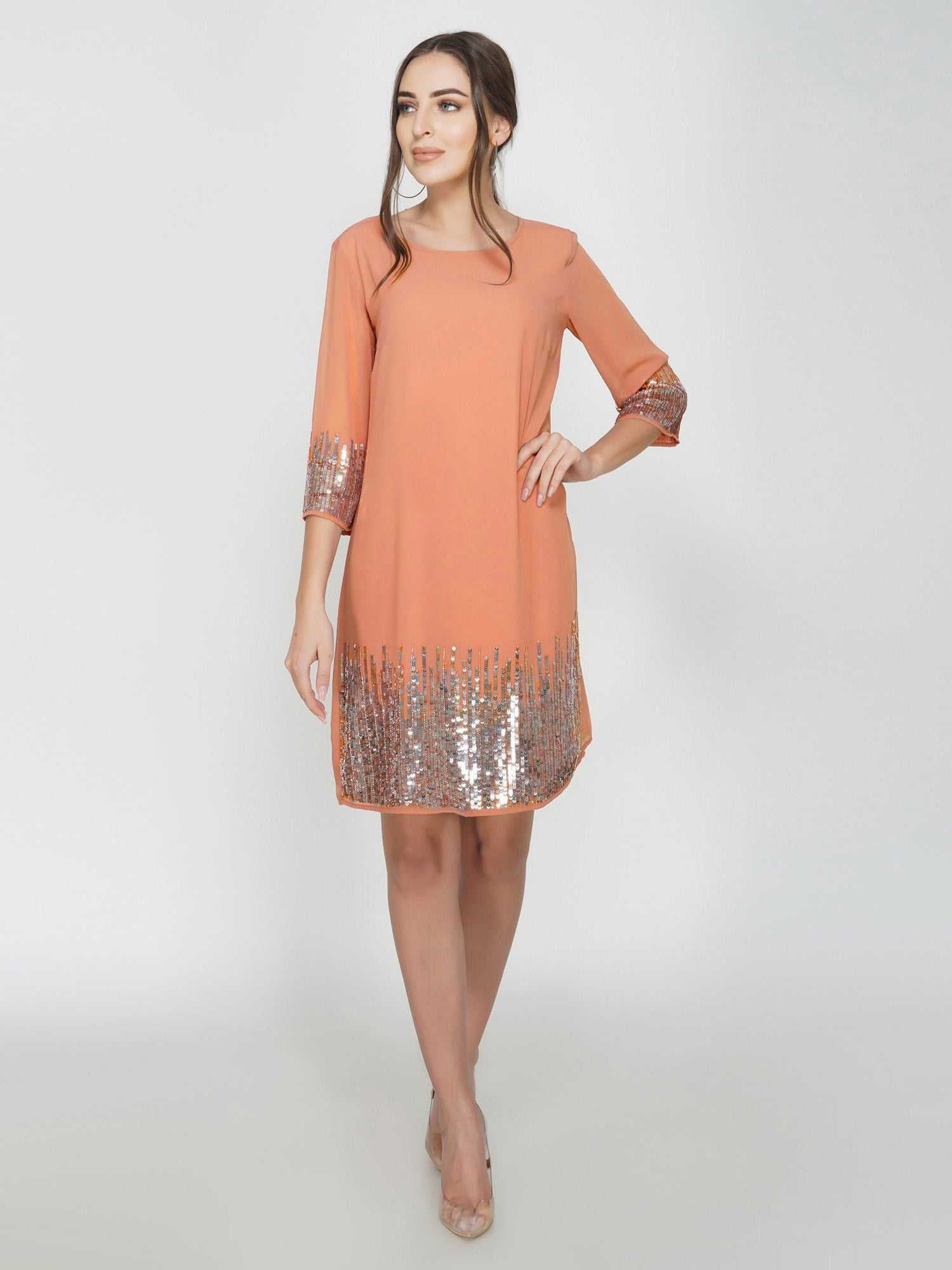 Attic Salt Sunrise Sequin Dress